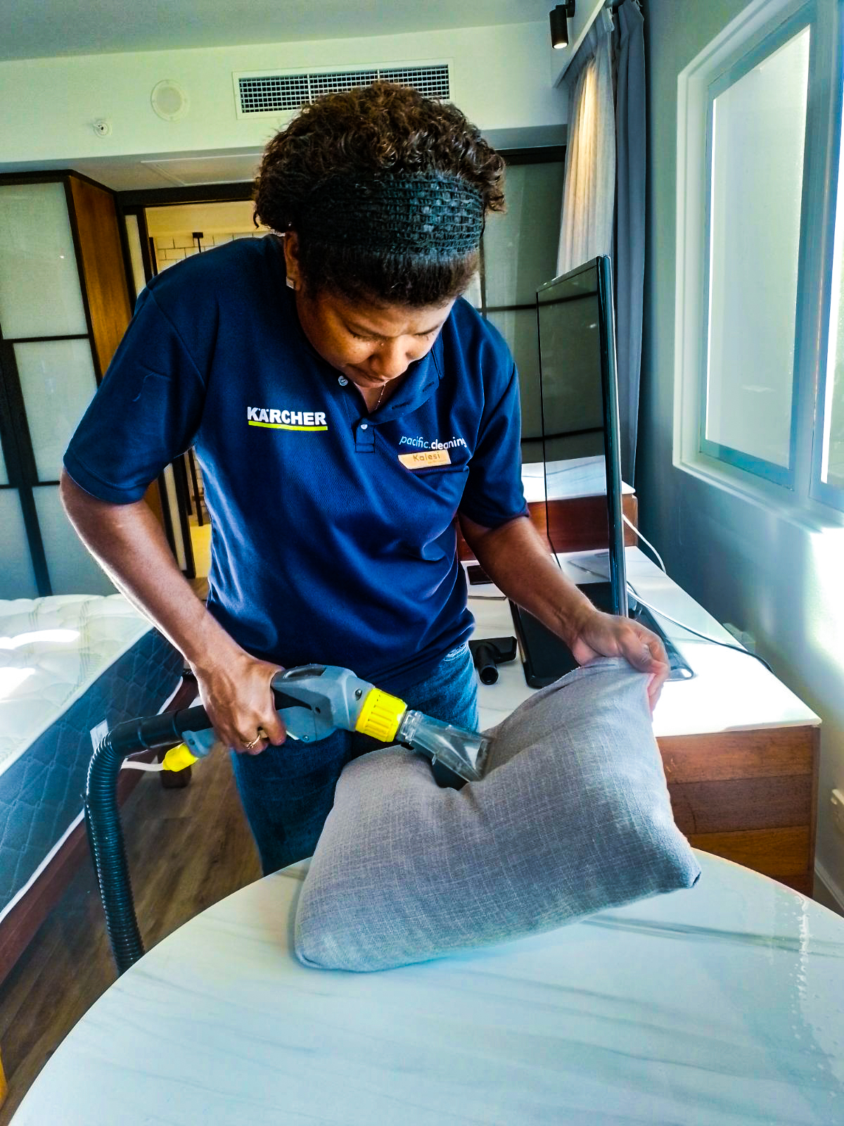 Total room cleaning at The Sheraton Hotel - Pacific Cleaning