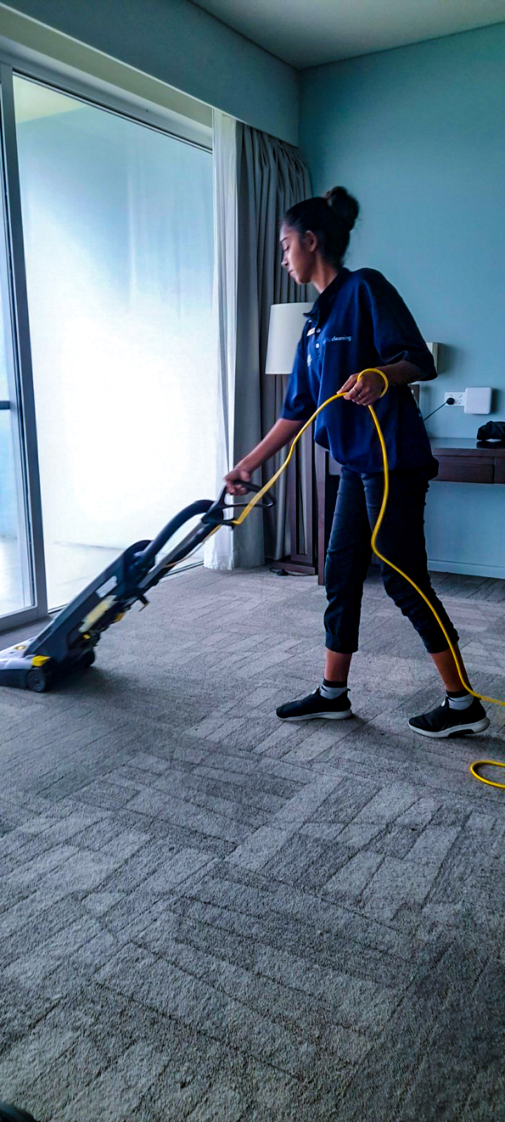 Professional room cleaning at Grand Pacific Hotel - Pacific Cleaning