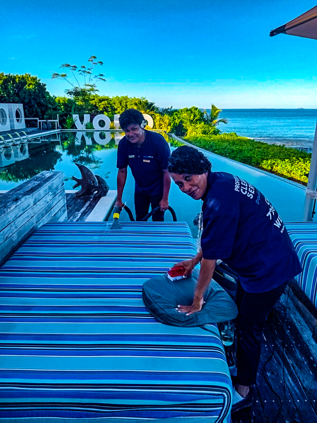 Cleaning service a Vomo Island - Pacific Cleaning